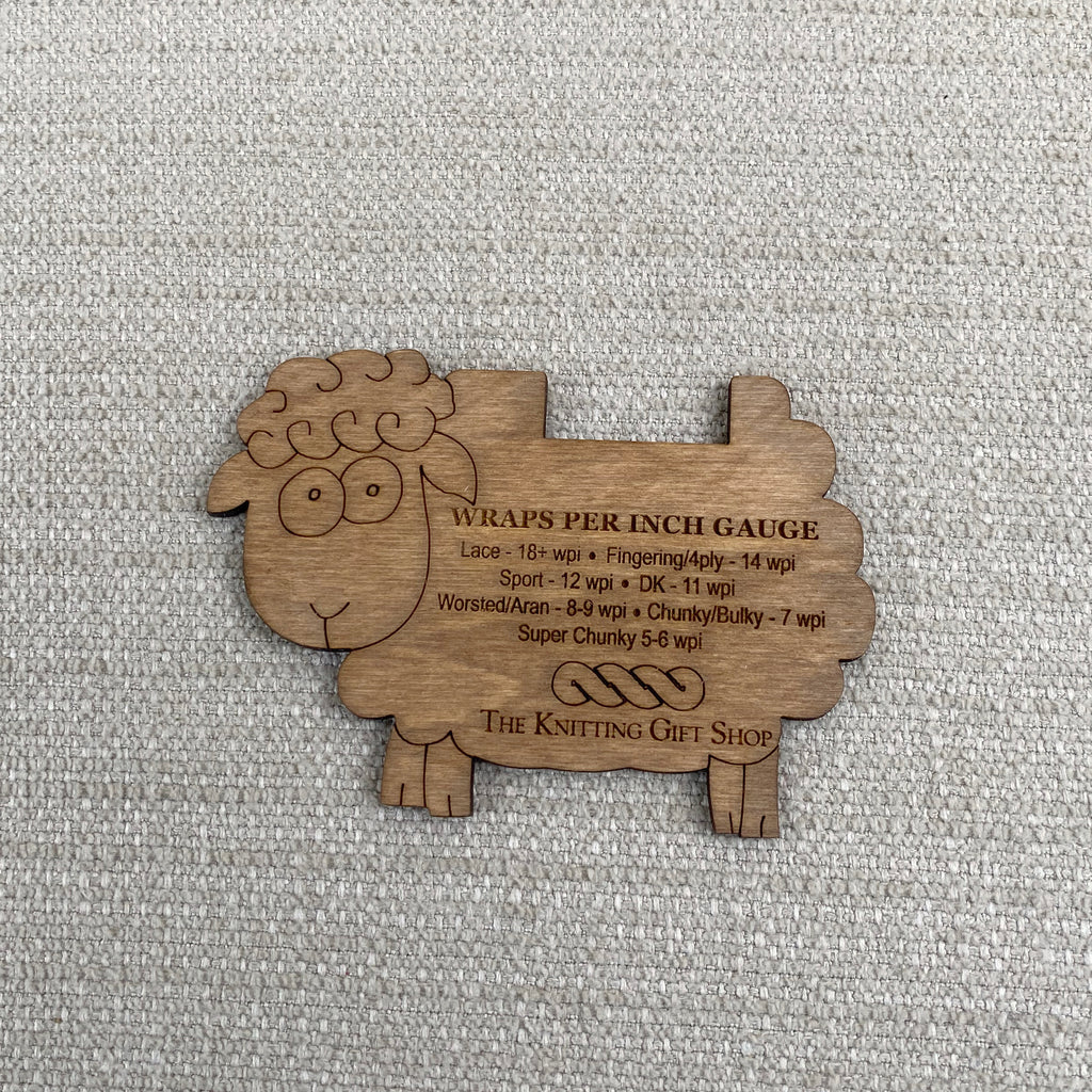 Wooden Sheep Wraps Per Inch Gauge